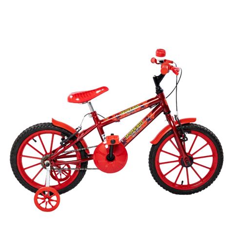 Bicicleta Infantil Para Meninos 16 Polegadas Bicicletas Vermelhas Com Rodas Shopee Brasil