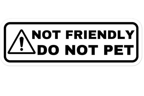 Introvert Sticker Funny Sticker For Introvert Pride Warning Labels For