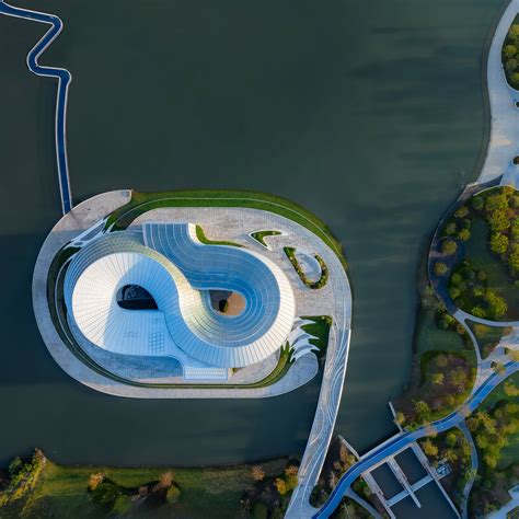 Wutopia Lab Tops Underground Museum With Sweeping Concrete Roof