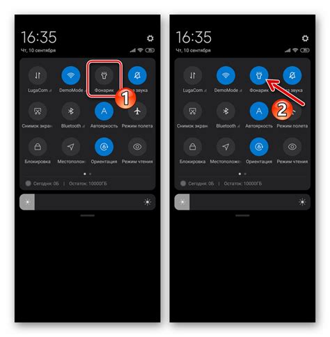 Как включить фонарик на Xiaomi