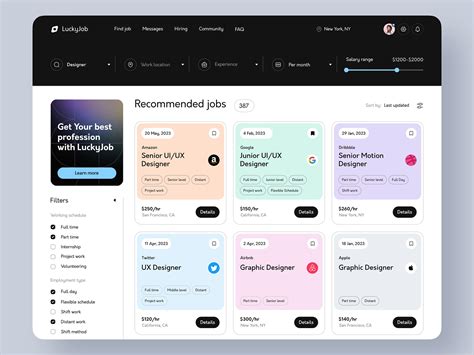 job search platform animation by ronas it ui ux team on dribbble