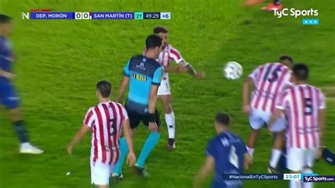 Piñas Y Dos Expulsados En El Cierre De Morón Vs San Martín T