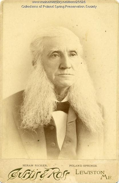 Hiram Ricker Poland Spring Ca Maine Memory Network