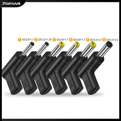 Jl อะแดปเตอร์แจ็คแปลงชาร์จ Usb C ตัวเมีย เป็น Dc ตัวผู้ 195v Type C