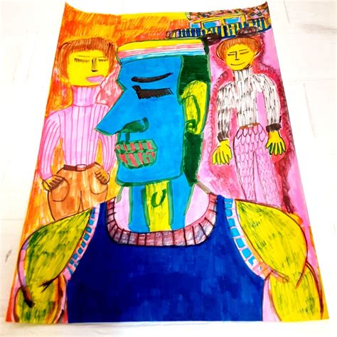 「メイソウジユウダンシング。」 By 面白絵画家次｜アート・絵画の販売通販サイト Artmeter 国内最大級のインディーズアート専門