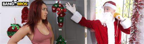 Kira Perez Devours Santa S Throbbing Candy Cane