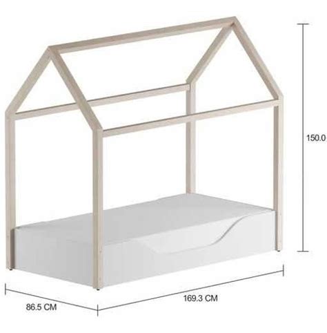 Cama Infantil Tok Stok Casinha Semi Nova Mercadolivre