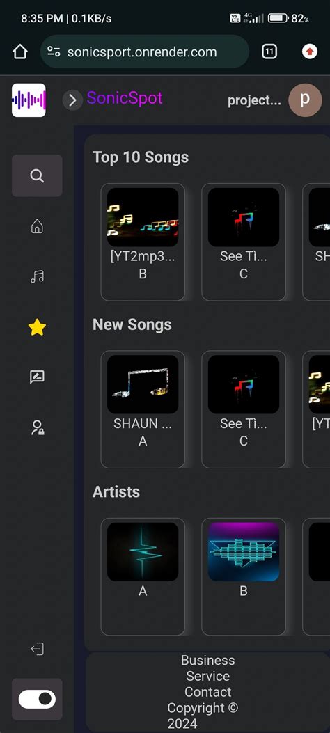 Sufal Bala On Linkedin Project Webapp For Listening Songs And