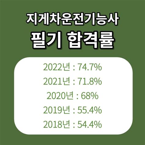 지게차운전기능사 필기 실기 합격률 및 준비방법 네이버 블로그