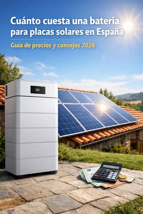 ¿cuánto Cuesta Una Batería Para Placas Solares En España Guía De