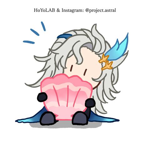 Neuvillette Chibi Genshin Impact Hoyolab