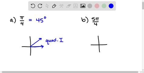 Determine The Quadrant In Which Each Angle Lies The Solvedlib