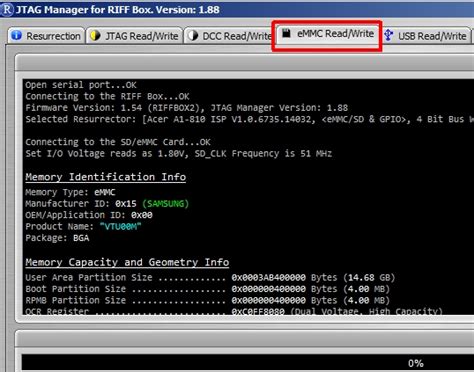 Riff Jtag Box Faq How To Read Emmc Backup Using Riff Box Jtag Manager