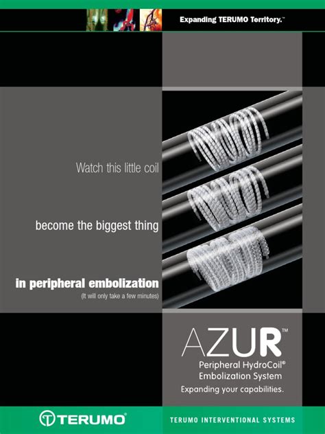 Azur™ Peripheral Hydrocoil Azur™ Cx Peripheral Coil System Aamgv