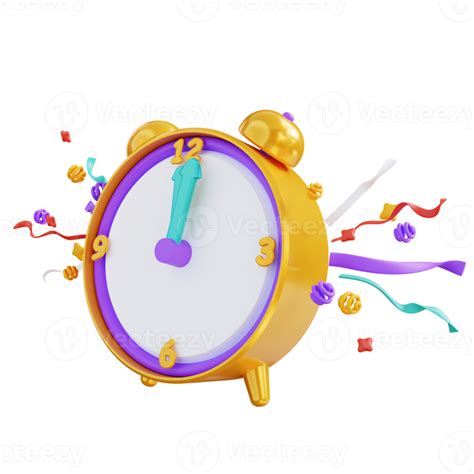 3d Illustration Clock 16329612 Png