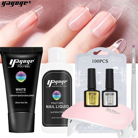 Yayoge Poly Gel Kit Nail Polish Art Uv Gel Varnish For Nail Extension A