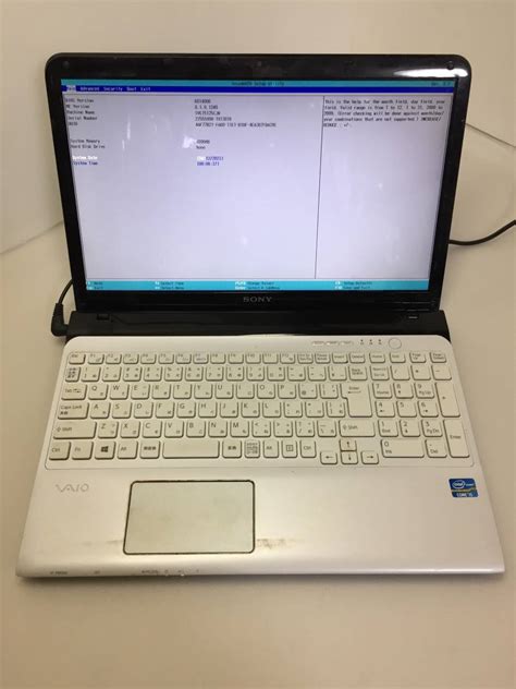 Yahooオークション 即決 部品取りに Sony Vaio Sve15125cjwsve1