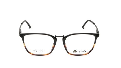 Black Square Rimmed Eyeglasses Titan Ts1027mfc2 At Best Price Titan