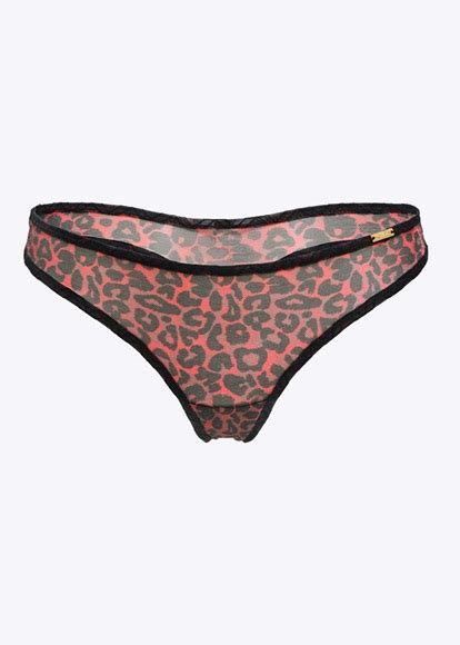 Gossard Glossies Red Leopard Thong Gossard Knicker Locker