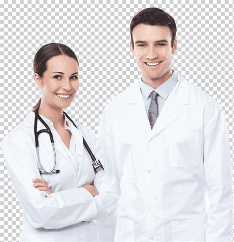 Dos Doctores De Pie Medico Paciente Paciente Medicina Doctor