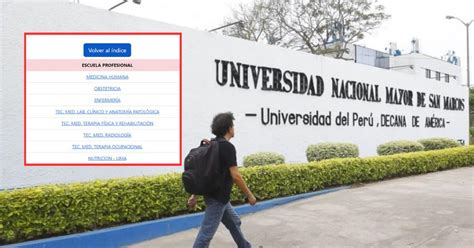 Resultados Del Examen De Admisión San Marcos 2024 Ii Link Para Ver