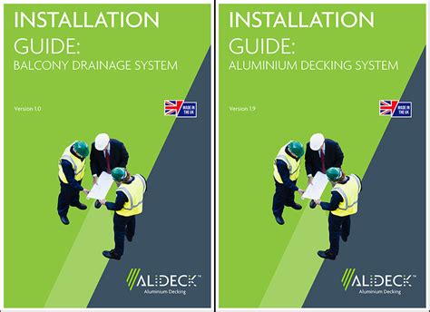 Updated Alideck Aluminium Decking Balcony Drainage Installation Guides