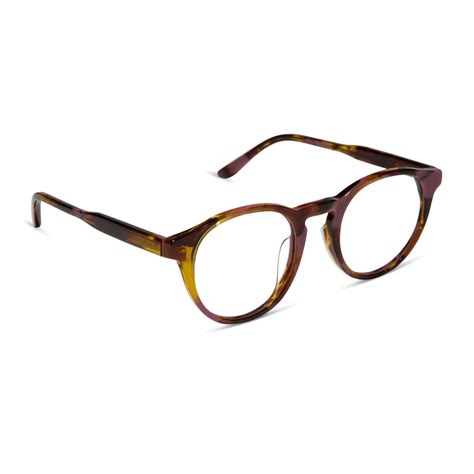 Sawyer Round Glasses Torino Tortoise Diff Eyewear