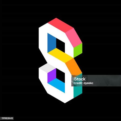 3d 다채로운 편지 S 로고 아이콘 디자인 템플릿 요소 로고에 대한 스톡 벡터 아트 및 기타 이미지 로고 0명 3차원 형태 Istock