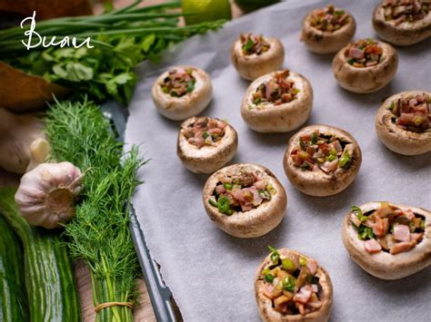 Ароматни пълнени гъби с кашкавал Кето НВ ВМХ Vilis Time