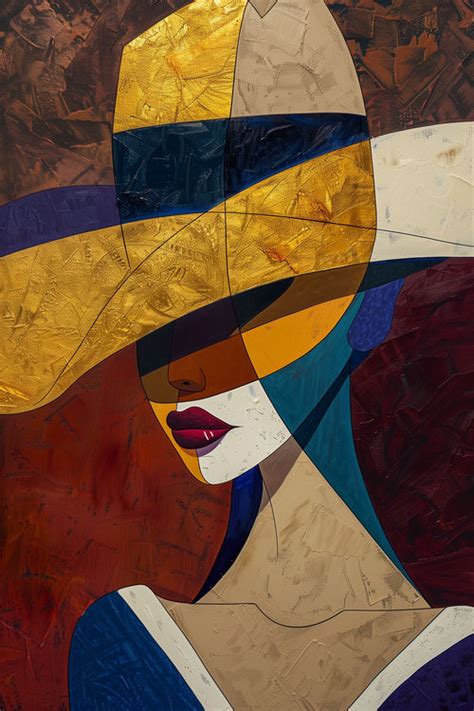 Купить картину Дама в желтой шляпе 2 Искусственый Интеллект в Киеве доступная цена в Украине