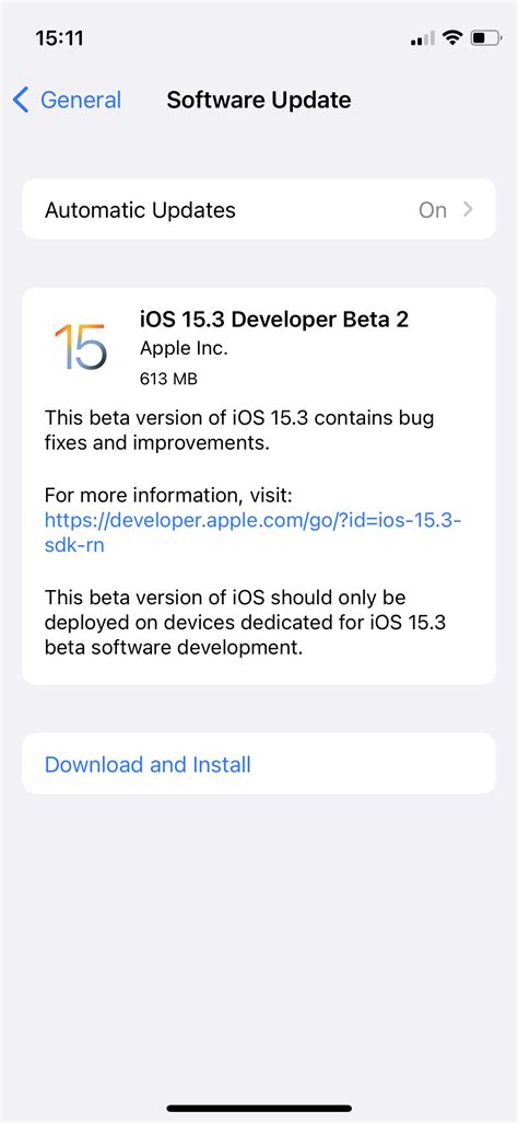 Apple Releases IOS 15 3 Beta 2 And More For Developers U Public Betas 9to5Mac