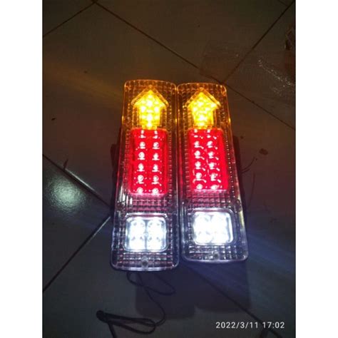 Jual Lampu Stop Led Universal Pick Up Carry L300 Katana Model Panah 12v