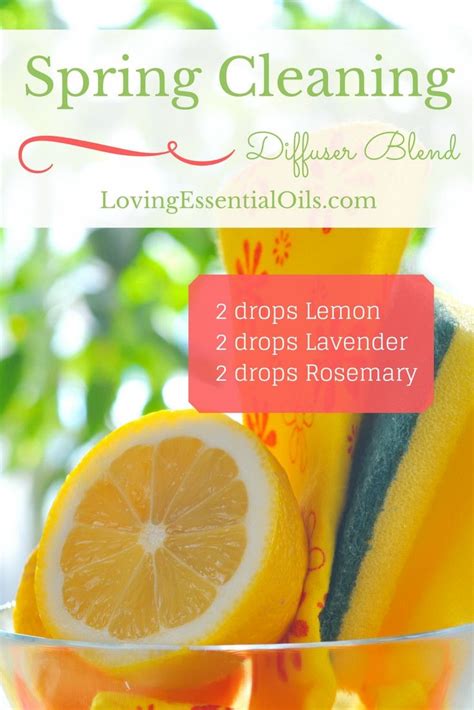 Spring Cleaning Essential Oils Diffuser Blend Recipe Essential Oils