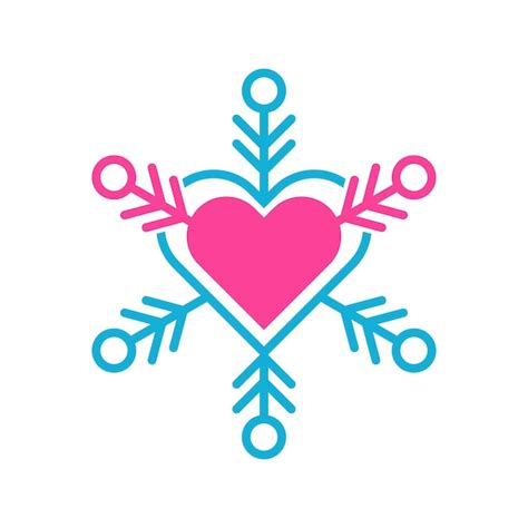 Premium Vector Snowflake Logo Icon