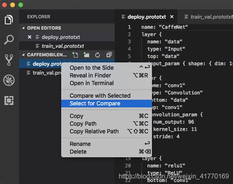 vscode实现文件对比 配置文件比对软件 vscode csdn博客