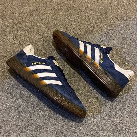 Adidas Spezial Navy Blue And White Adidas Spezial Fesyen Pria