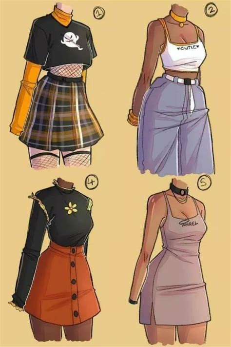 Drawings Of Outfits For Girls
