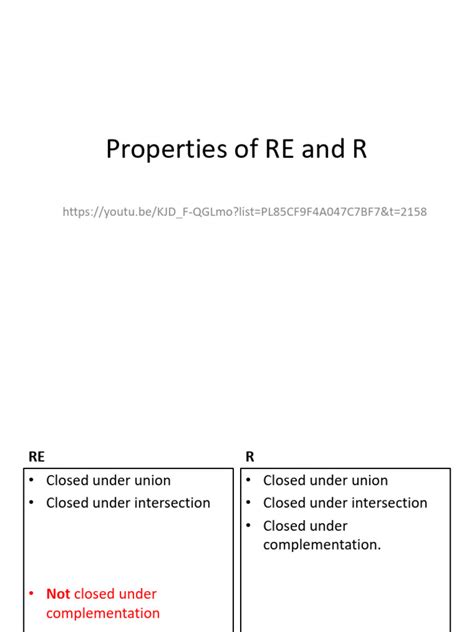 20 properties of re and r sets pdf