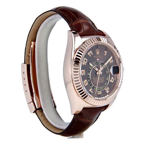 Rolex Sky Dweller 326135 Oro Rosa Esfera Chocolate Completo Comprar