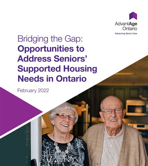 Bridging The Gap Opportunities To Address Seniors Supported Housing