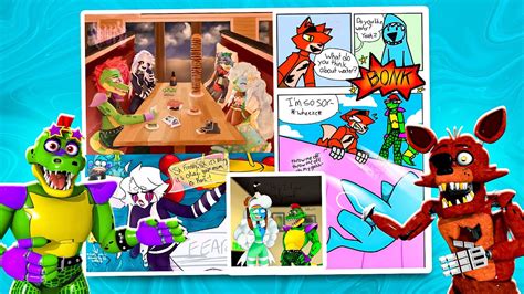 Monty And Foxy React To Your Anniversary Fan Art Youtube