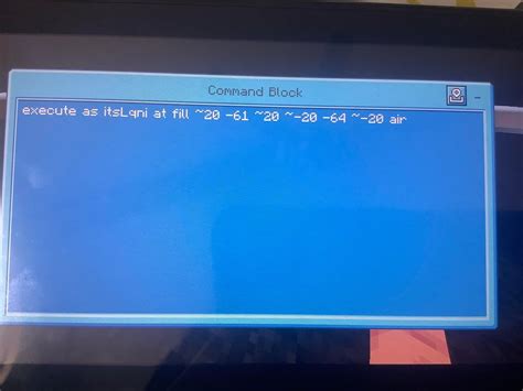 Why Doesnt This Work I Have It In A Repeating Always Active Command Block And It Just Says