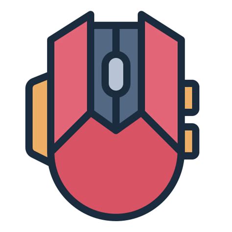 Gaming Mouse Generic Color Lineal Color Icon