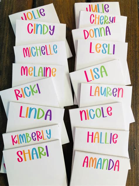 Girly Rainbow Small Personalized Notepad Doodlebugspaper