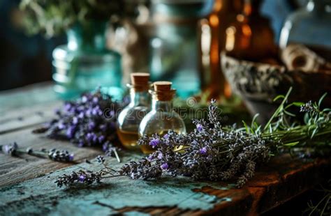 Six Homemade Lavender Oil Recipes Stock Illustration Illustration Of