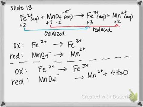 Balancing Redox Reactions Acidic Solution Complex Example YouTube