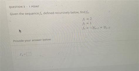 solved find the first 6 terms of the sequence an defined