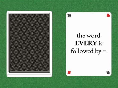 Distributive Determiners Speaking Cards