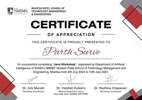 parth surve on linkedin delighted to share that i ve successfully