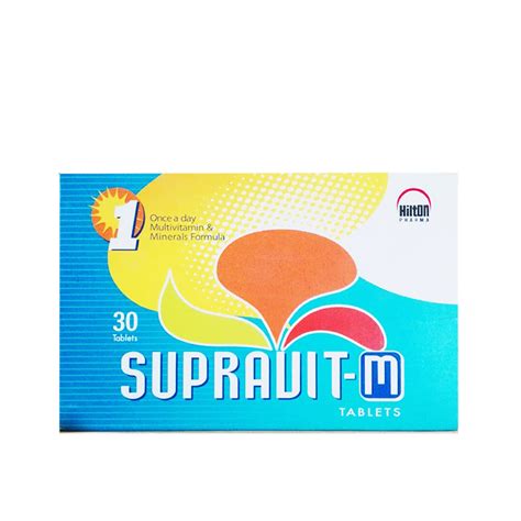 Buy Hilton Supravit M Tablets 30 Ct Online In Pakistan My Vitamin Store